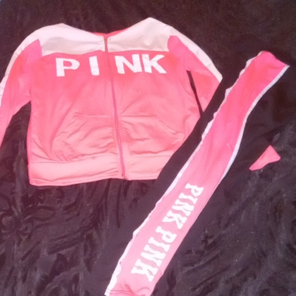 Pants & Jumpsuits | Pink Sweatsuit | Poshmark